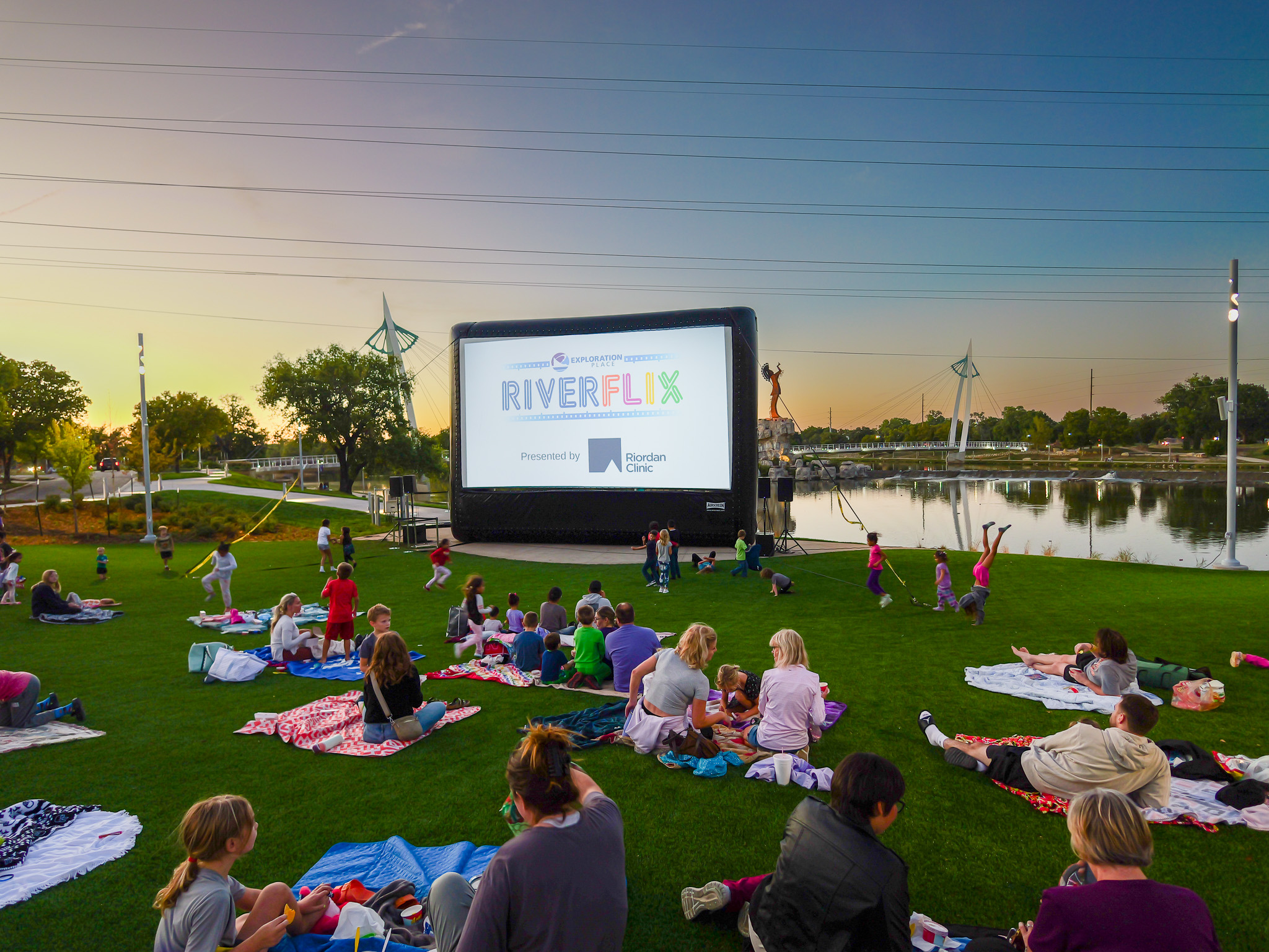 RiverFlix | Free Outdoor Family Movies | Exploration Place, Wichita, KS